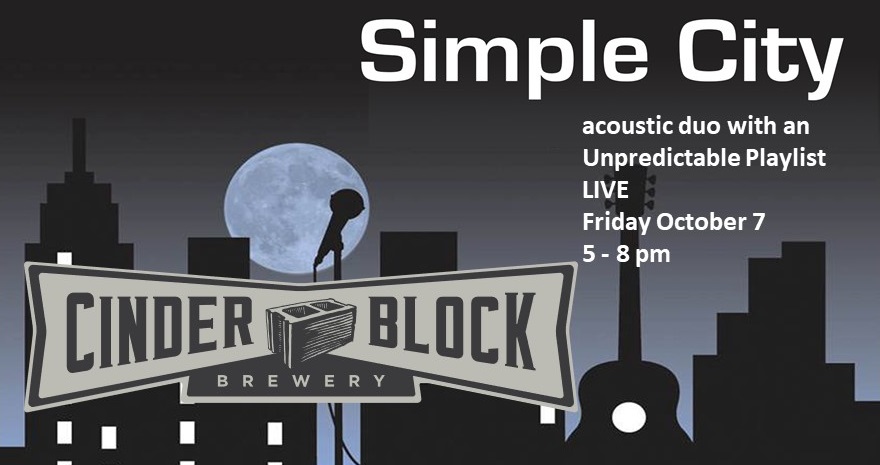 SIMPLE CITY at Cinder Block Brewery » RiverNorth District