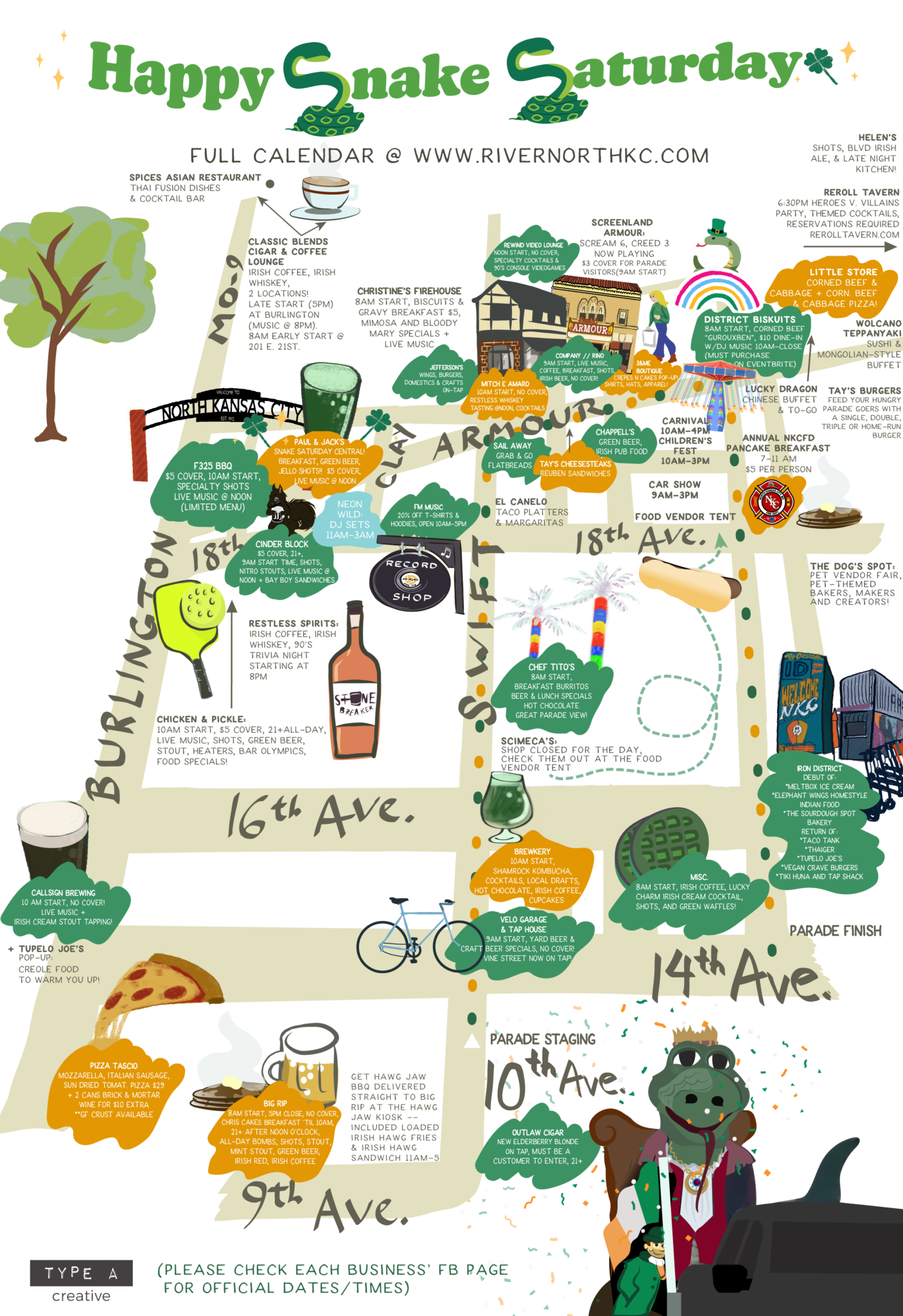 Snake Saturday Map » RiverNorth District