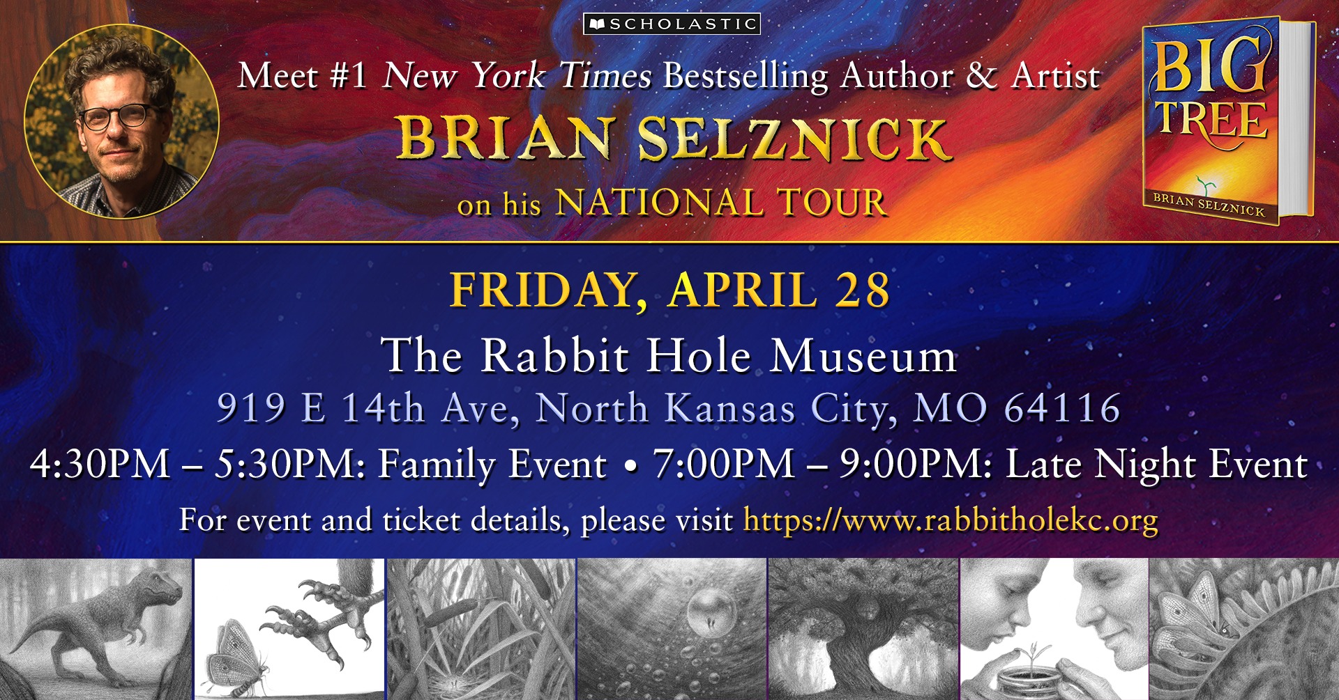 Brian Selznick’s Big Tree Tour: The Rabbit Hole (Kansas City, MO ...