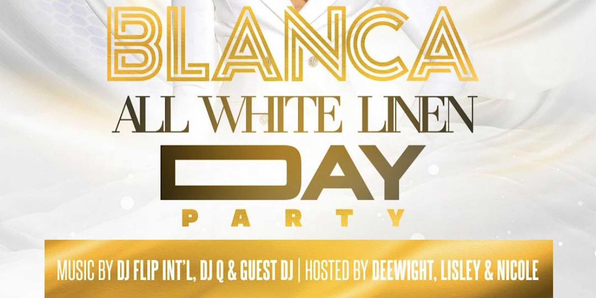 Blanca, Afro X All White Linen Day Party. » RiverNorth District